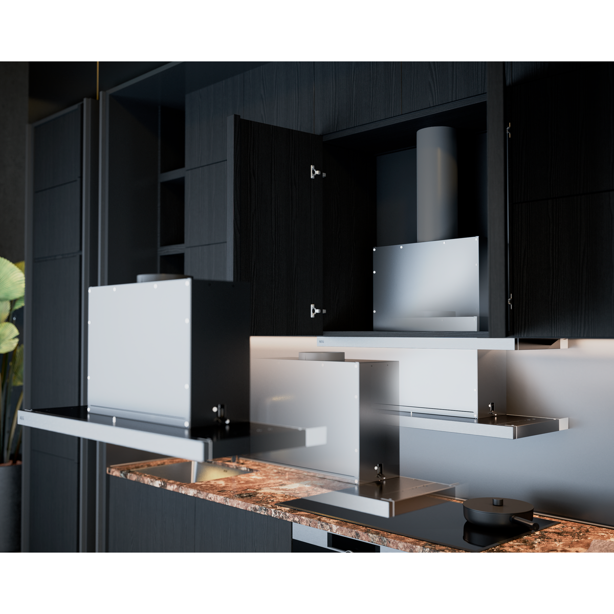 3000 Extractor Cooker Hood 52 cm Integrated hood | AEG