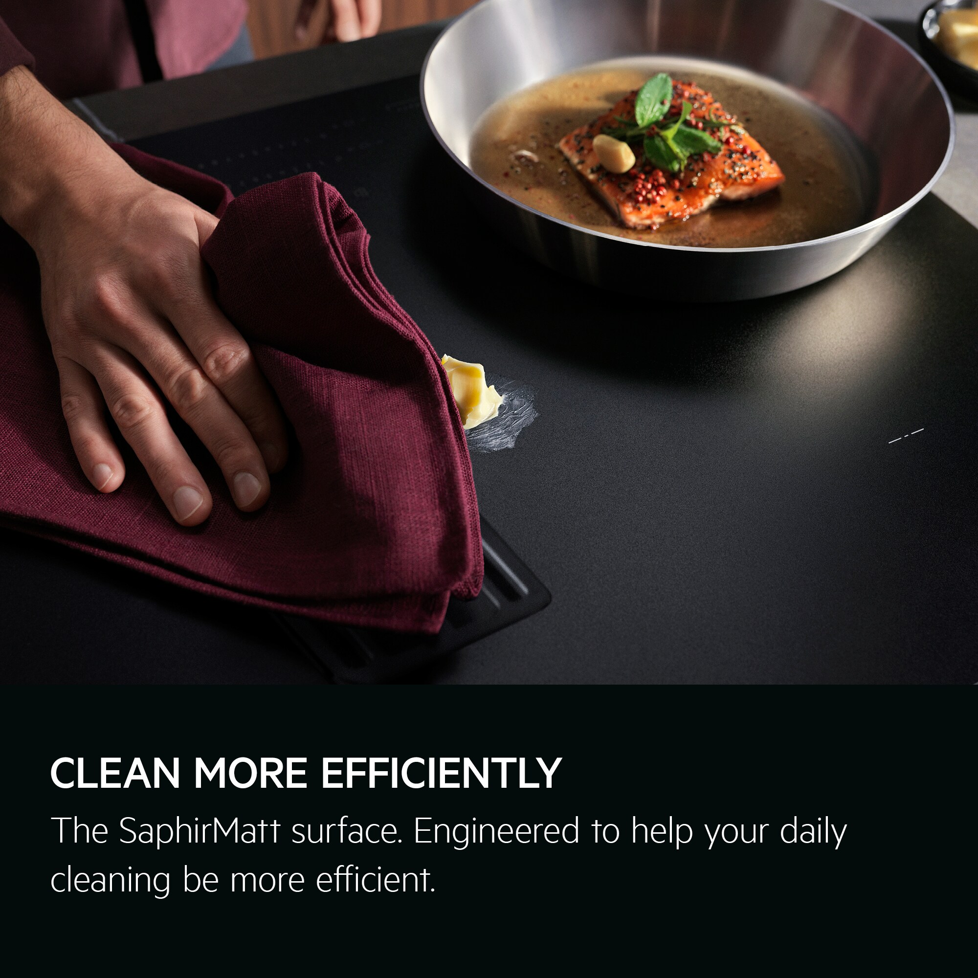 6000 Induction Extractor Hob 83 cm Recirculation Extractor Hob | AEG