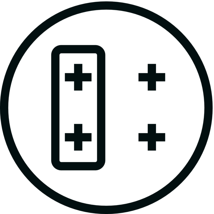 8000 Mixed Dual Fuel Hob 90cm Mixed Hob | AEG