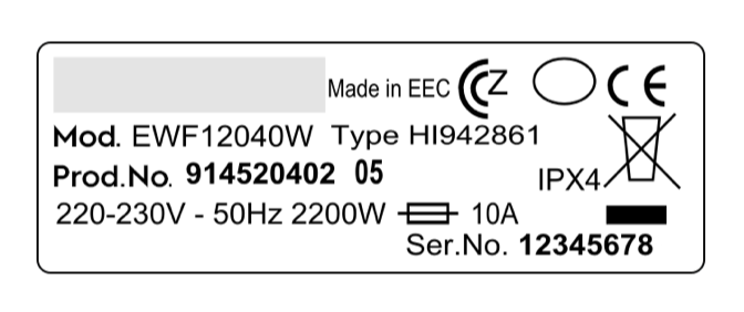 How To Take a Photo of Your Rating Plate | AEG